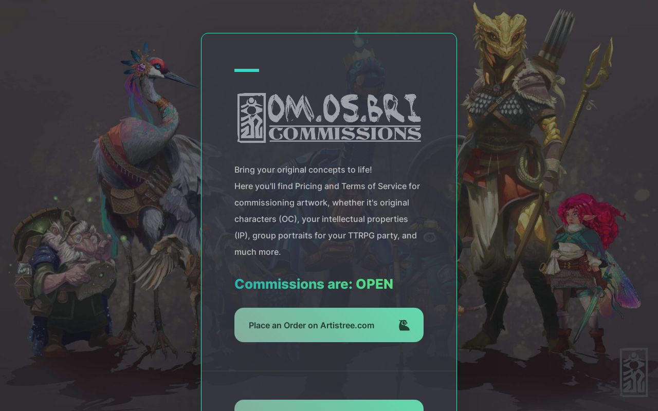 Om.Os.Bri Commissions